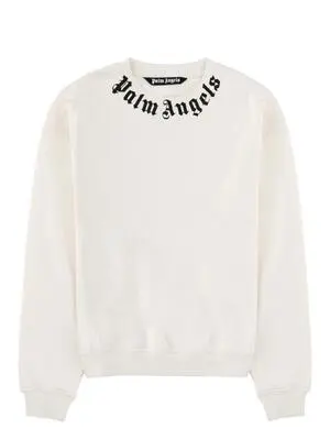 Palm Angels Logo Sweatshirt - White