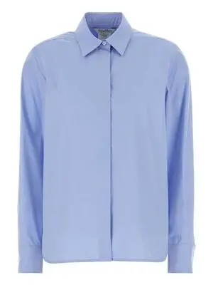 Max Mara Powder Poplin Shirt - Blue