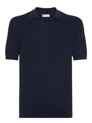 Brunello Cucinelli Polo Shirts - Blue