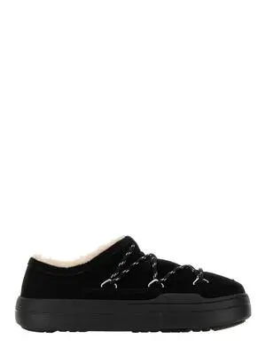 Moon Boot Suede Park Slipper - Black