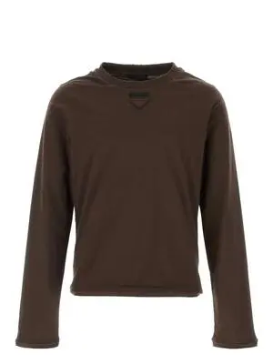 Prada Cotton T-shirt - Brown