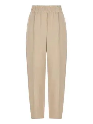 Brunello Cucinelli BRUNELLO CUCINELLI Linen Blend Trousers Multicolor
