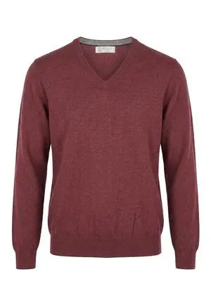 Brunello Cucinelli Long Sleeve Cashmere Polo Sweater - Multicolor