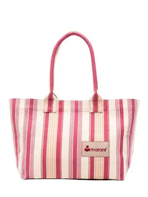 Isabel Marant Étoile Yenky Striped Cotton Tote - Multicolor