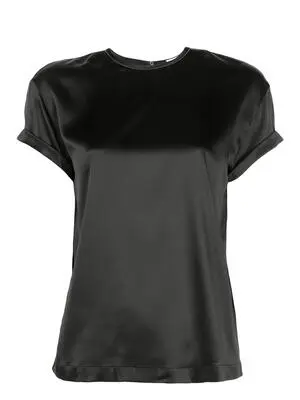 Brunello Cucinelli Brunello Cucinelli Silk T-Shirt Multicolor