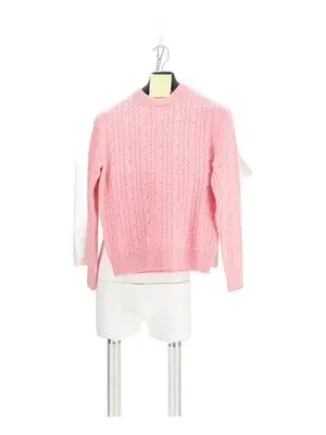 Dior Homme Knit Intrecciato Cashmere Pullover - Pink