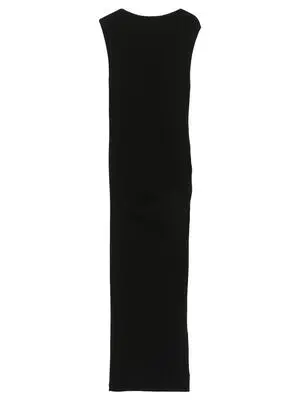 Rick Owens Knitted High Neck Maxi Dress - Multicolor