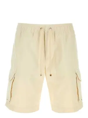 Brunello Cucinelli Cotton Bermuda Shorts - Yellow