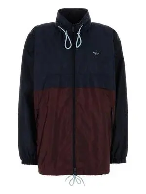 Prada Two-tone Re-nylon Windbreaker - Multicolor