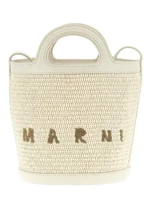 Marni Tropicalia Small Bucket Bag - White