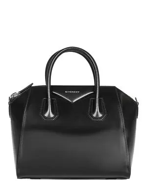 Givenchy Antigona Small Handbag In Black Box Calf Leather - Multicolor
