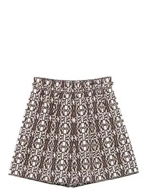 Max Mara MAX MARA Printed Cotton Shorts Multicolor