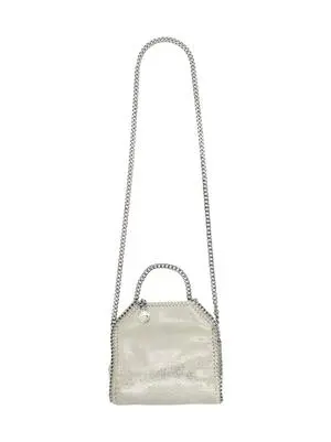 Stella McCartney STELLA MCCARTNEY Falabella Micro Bag Silver