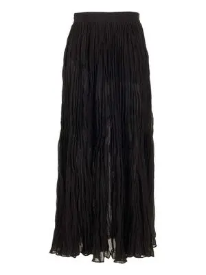 TOTEME Pleated Skirt - Black