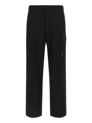 Fendi Gabardine Cargo Trousers - Black
