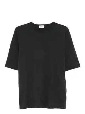 Saint Laurent Logo Cotton T-shirt - Multicolor