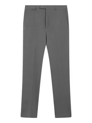 Gucci Gucci Wool Satin Trousers Black