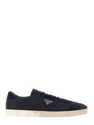 Prada PRADA Re-Nylon And Suede Sneakers Blue