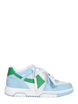 Off-White Out Of Office" Calfskin Sneakers With Gradient Detail - Multicolor