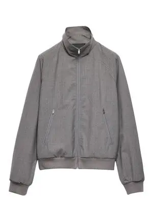 Prada Zip-up Bomber Jacket - Multicolor