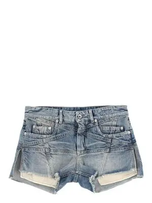 Rick Owens Denim Shorts - Blue