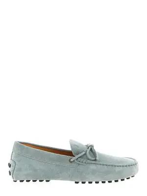 TOD'S TOD'S Gommino Suede Loafers With Embossed Logo And Rubber Peg Sole