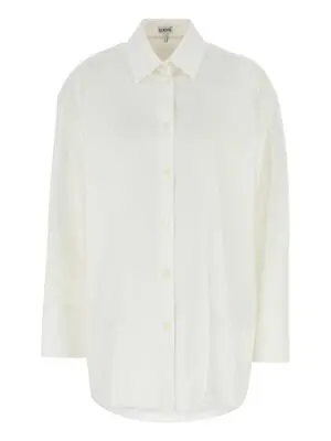 Loewe Oversized Poplin Shirt - White