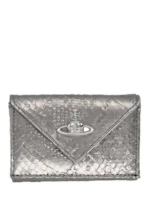 VIVIENNE WESTWOOD Envelope Portfolio Clutch - Gray