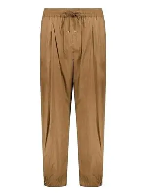 Herno Drawstring Elastic Waist Pants - Brown