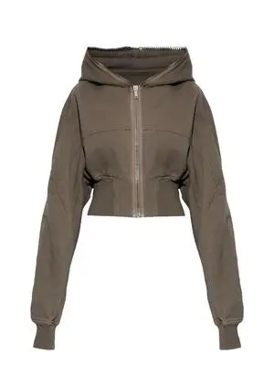 Rick Owens Collage Cotton Hoodie - Multicolor