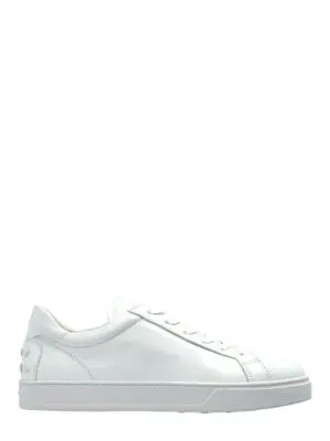 TOD'S TOD'S Lace-Up Leather Sneakers With Chunky Rubber Sole Multicolor