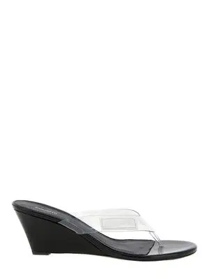 Coperni COPERNI Logo Patch Wedge Thong Sandals Multicolor