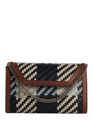Stella McCartney Stella McCartney Mini Falabella Eco Alter Mat Crossbody Bag Blue