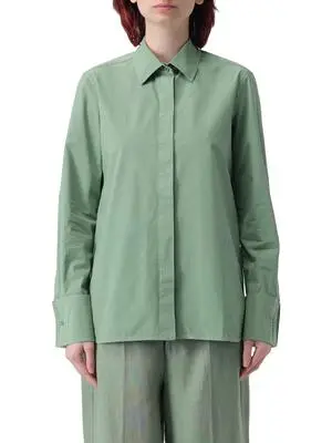 Max Mara Cotton-blend Shirt - Green
