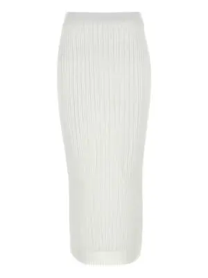 Sportmax Organza Skirt - White