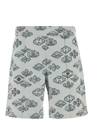 Casablanca CASABLANCA Embroidered Stretch Jacquard Bermuda Shorts Multicolor