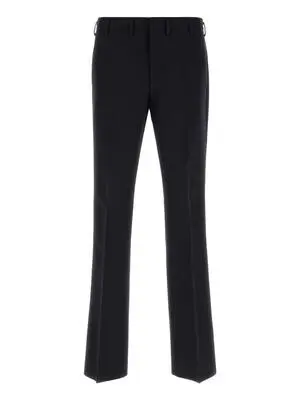 Prada Virgin Wool Tailored Pants - Blue