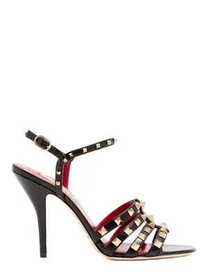 Valentino Garavani VALENTINO GARAVANI Rockstud Leather Sandals Multicolor