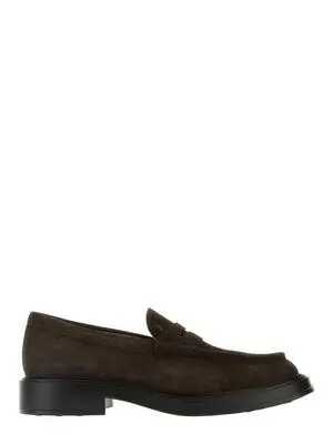 TOD'S Suede Loafers - Brown