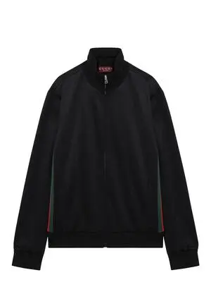 Gucci Dark Technical Jersey Sweatshirt - Blue