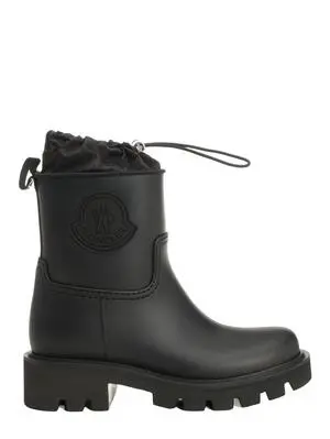 Moncler Kickstream Rubber Ankle Boots - Black