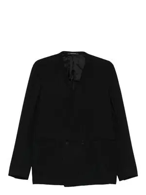 Tagliatore Double Breasted Blazer - Black