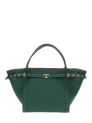 TOD'S Small Leather Shopping Bag - Multicolor