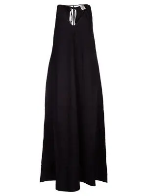TOTEME T-strap Crepe-back Satin Dress - Multicolor