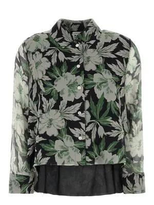 Loewe LOEWE Printed Silk Shirt Multicolor