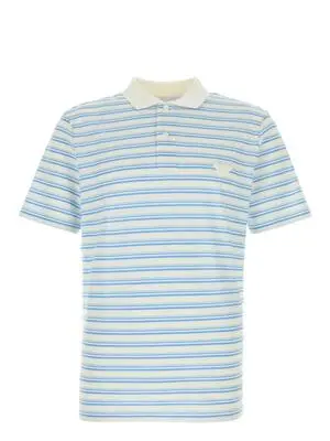 Prada Embroidered Piquet Polo Shirt - Multicolor