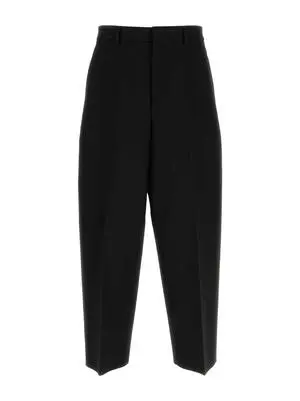 Valentino Garavani Wool Blend Pants - Black