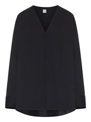 TOTEME V-neck Blouse - Multicolor