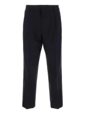 Dries Van Noten Wool Trousers - Blue