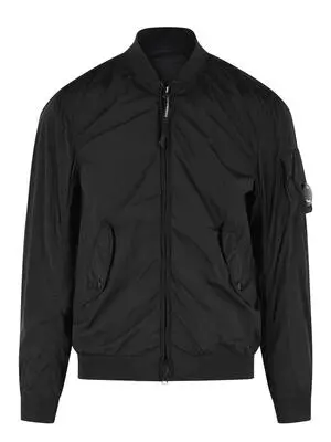 C.P. COMPANY Polyamide Blend Bomber Jacket - Black